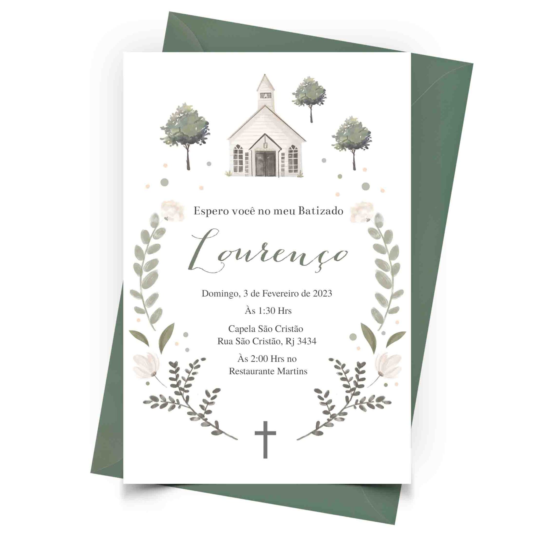 [+7] Convite Batismo para Editar e Imprimir