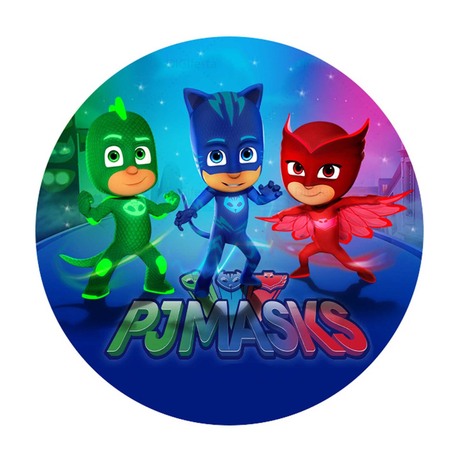[5+] Convite PJ Masks Grátis para Baixar, Editar e Imprimir