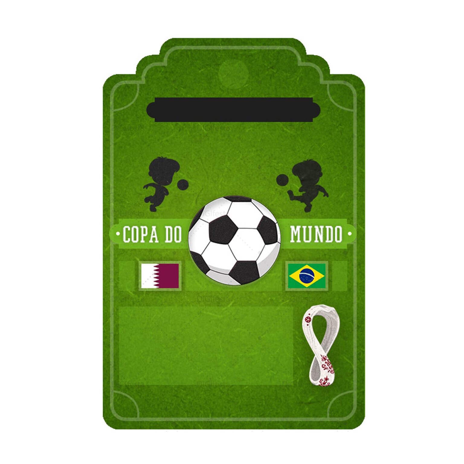 [6+ Artes] Convite Copa do Mundo Grátis para Editar e Imprimir