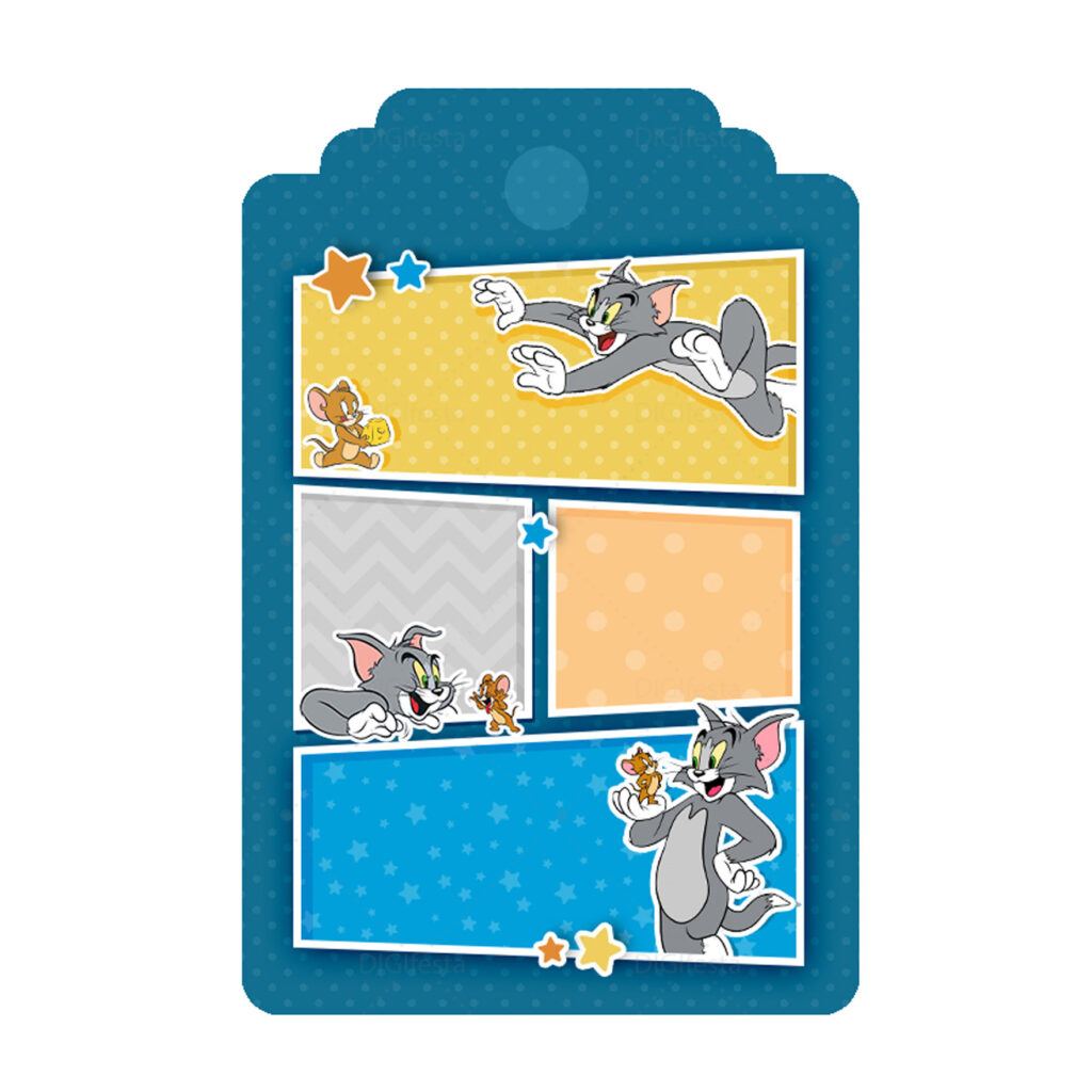 [7+Artes] Convite Tom e Jerry Grátis para Editar e Imprimir